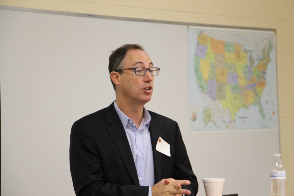 Dr. Jonathan Earle Presents to History Classes - Brother Martin High School