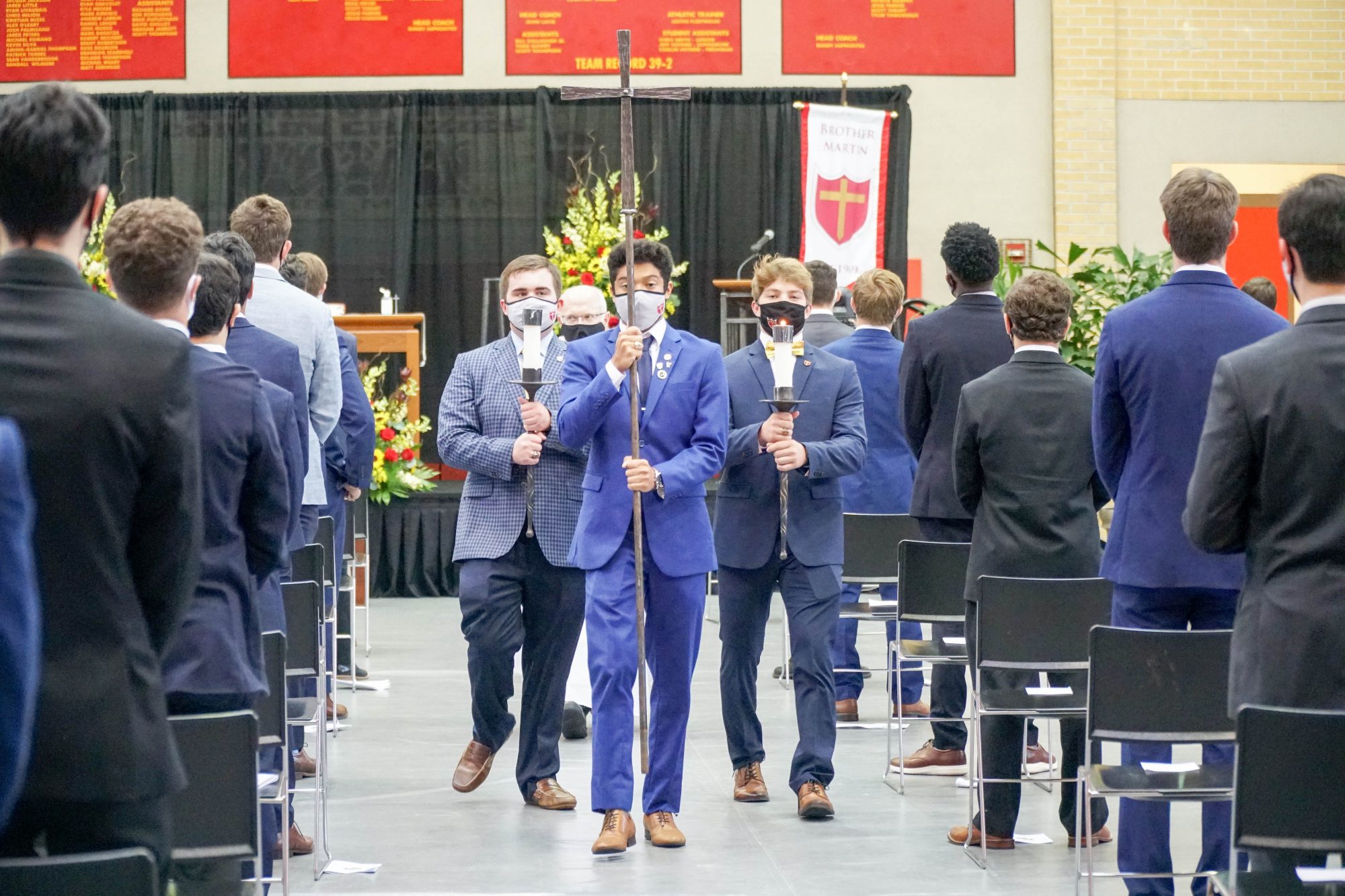 Class of 2021 Celebrates Ring Mass on Campus - Brother Martin High School