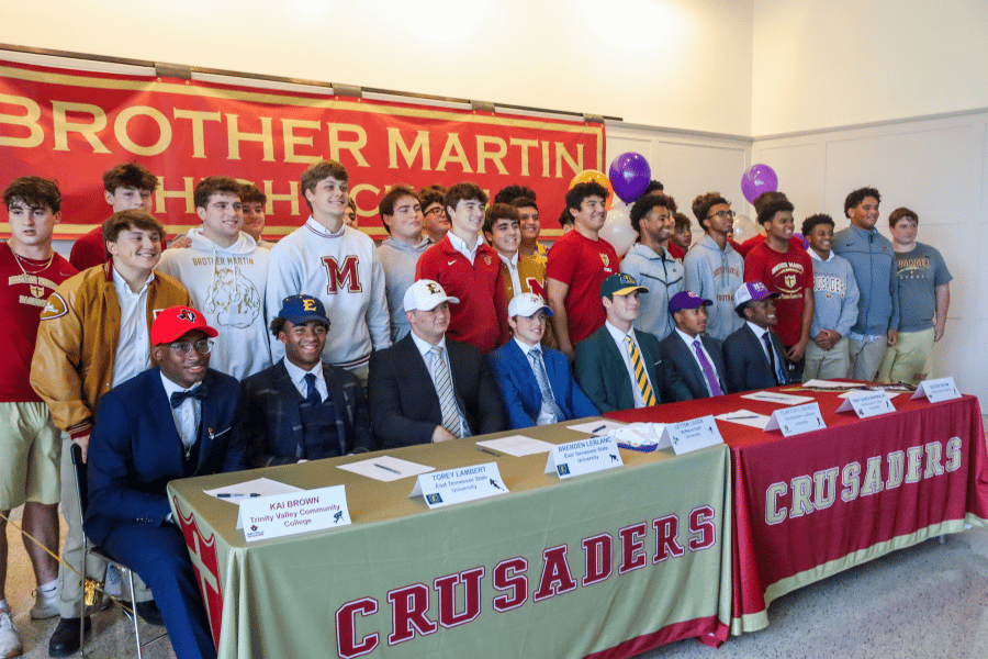 WGNO: "Brother Martin holds ceremony for 7 football signees on National ...