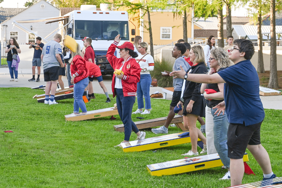 Brother Martin Hosts Inaugural 8th Grade Mother and Son Cornhole ...