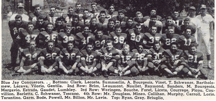 St. Aloysius Football 1954